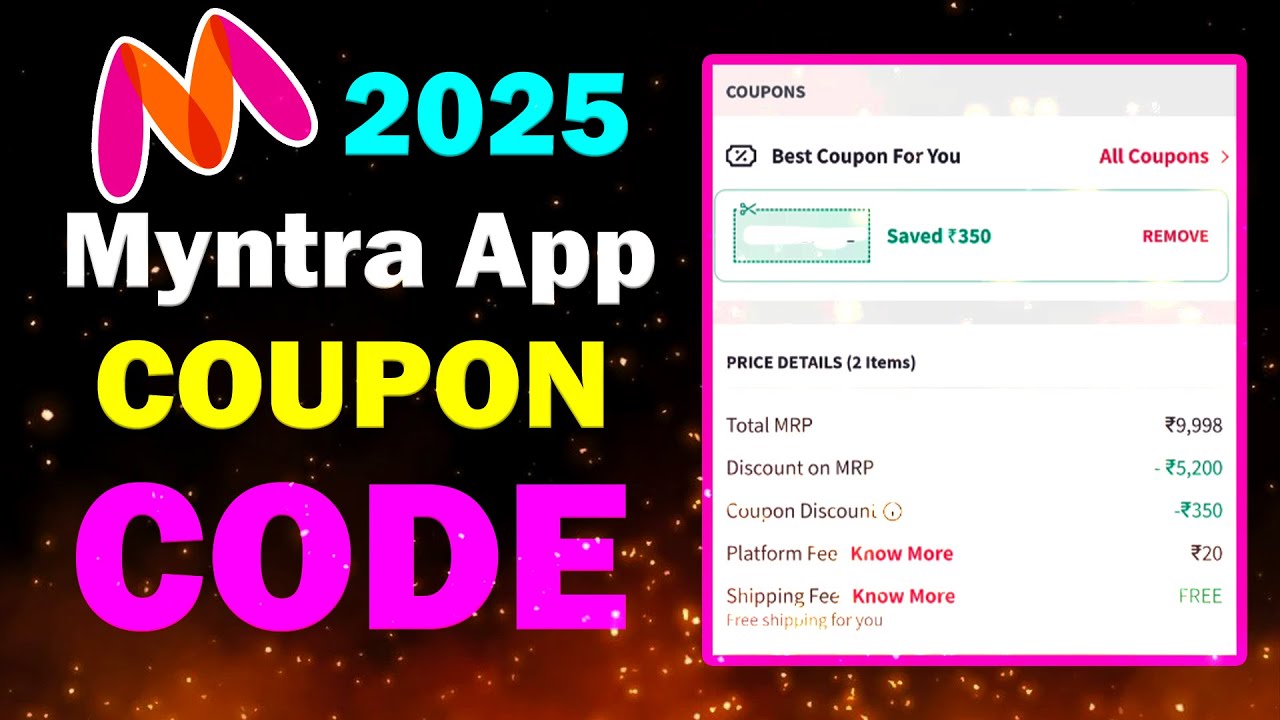 Myntra coupon code 2025 | myntra coupon code | myntra sale 2025 ...