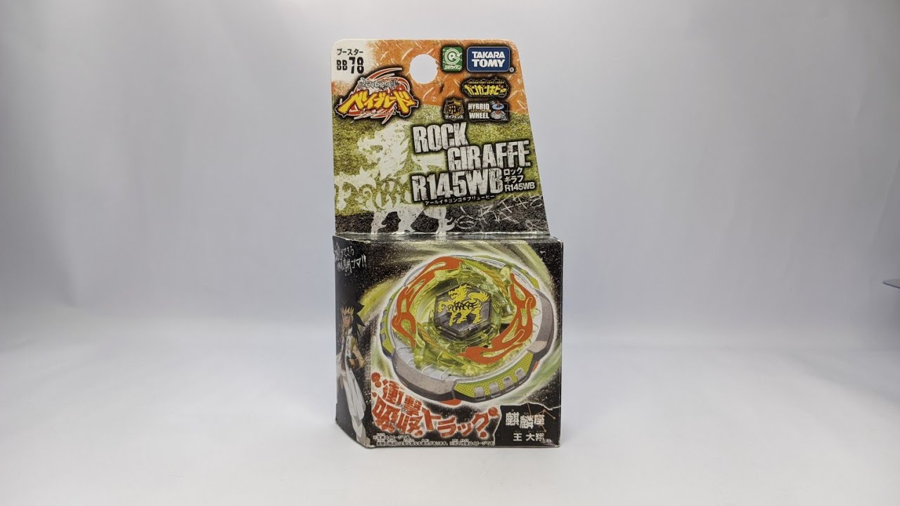 Rock Zurafa R145WD Takara Tomy Beyblade Unboxing - YouTube