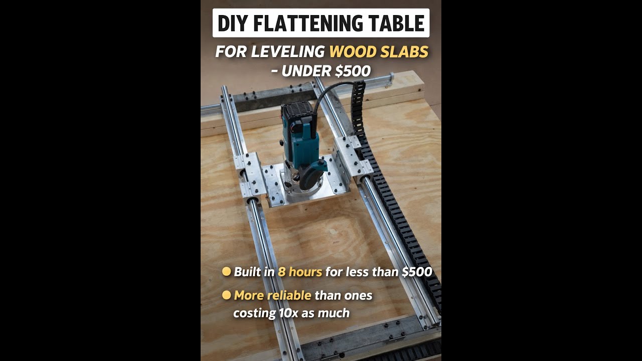 Why Most Slab Flattening Tables Are Trash (I Built My Own) - YouTube