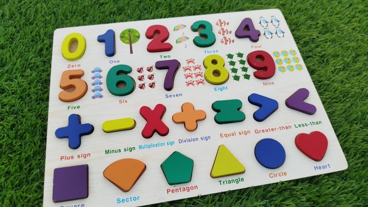 Learn Numbers 1-10, Number Puzzle Activity, Learn Numbers with Activity ...