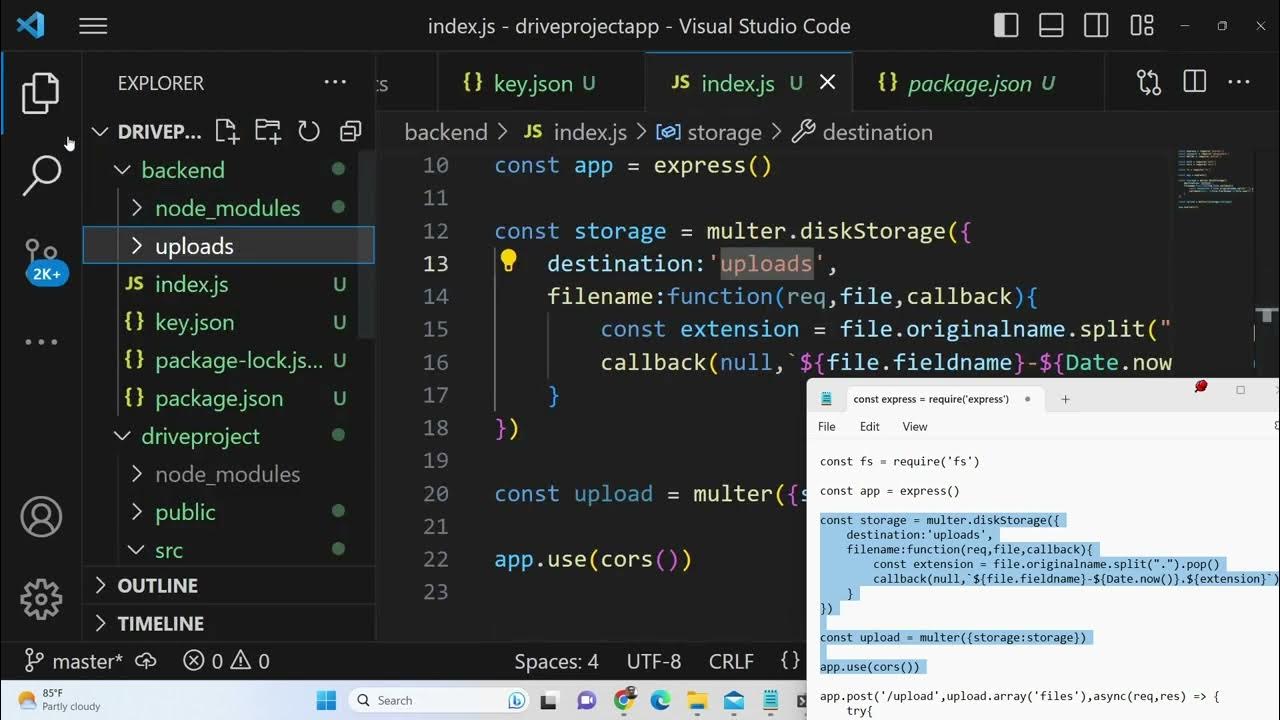 Vue.js Project to Upload Multiple Files to Google Drive Using Service Account in Node.js ...