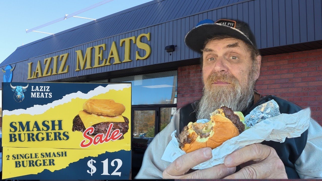 2 Smash Burgers for $12?! Laziz Meats in London, Ontario | Dave Eats # ...