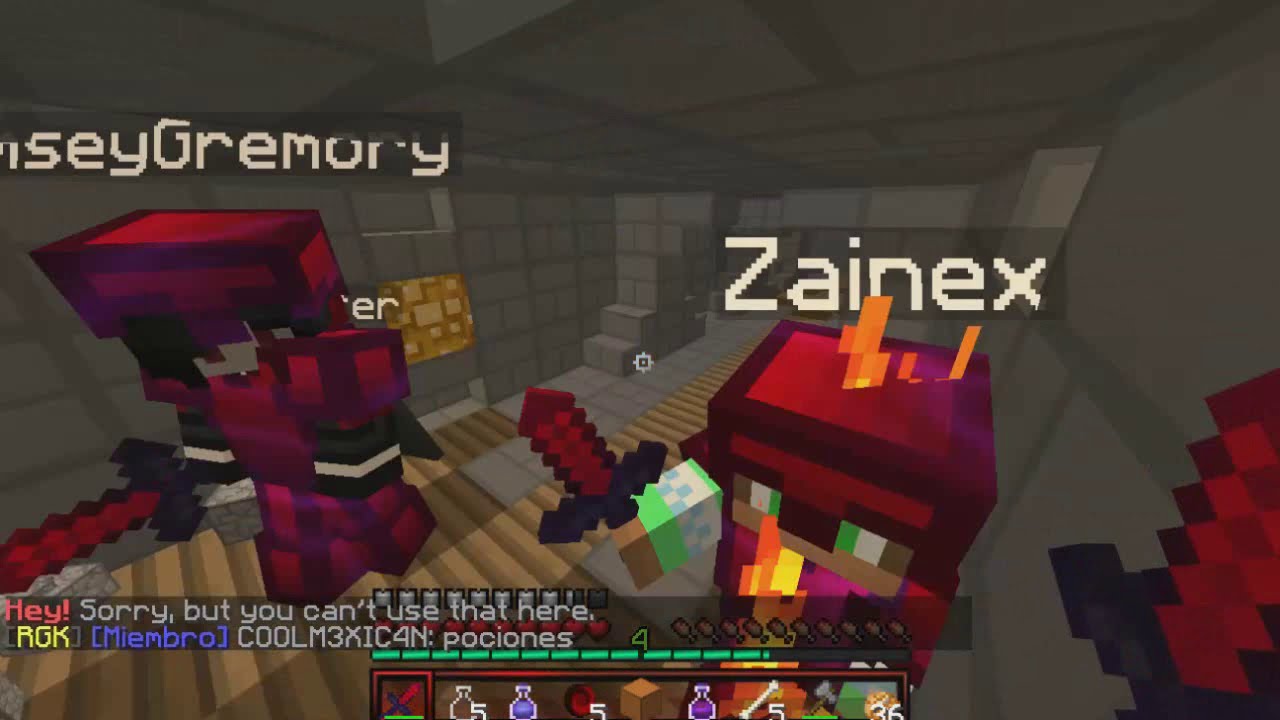 MINECRAFT PVP POTS NOTCH SURVIVAL 2V1 2019 - YouTube