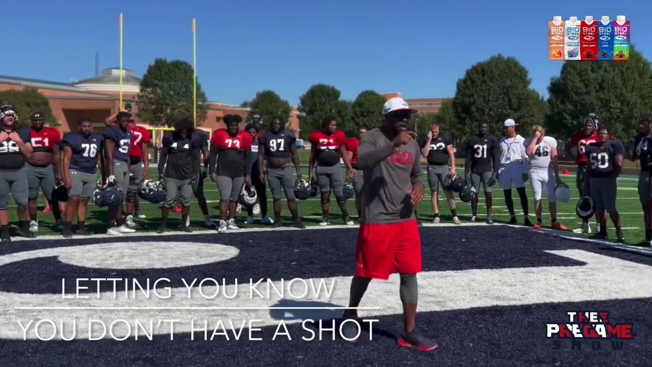 Coach Flea Gets The Jackson State Tigers Up For The Grambling Game ...