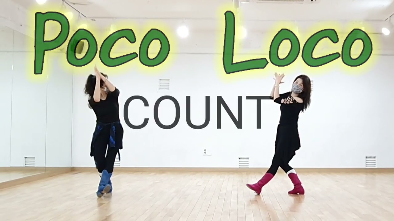 Poco Loco Line Dance (Demo&Count) - YouTube