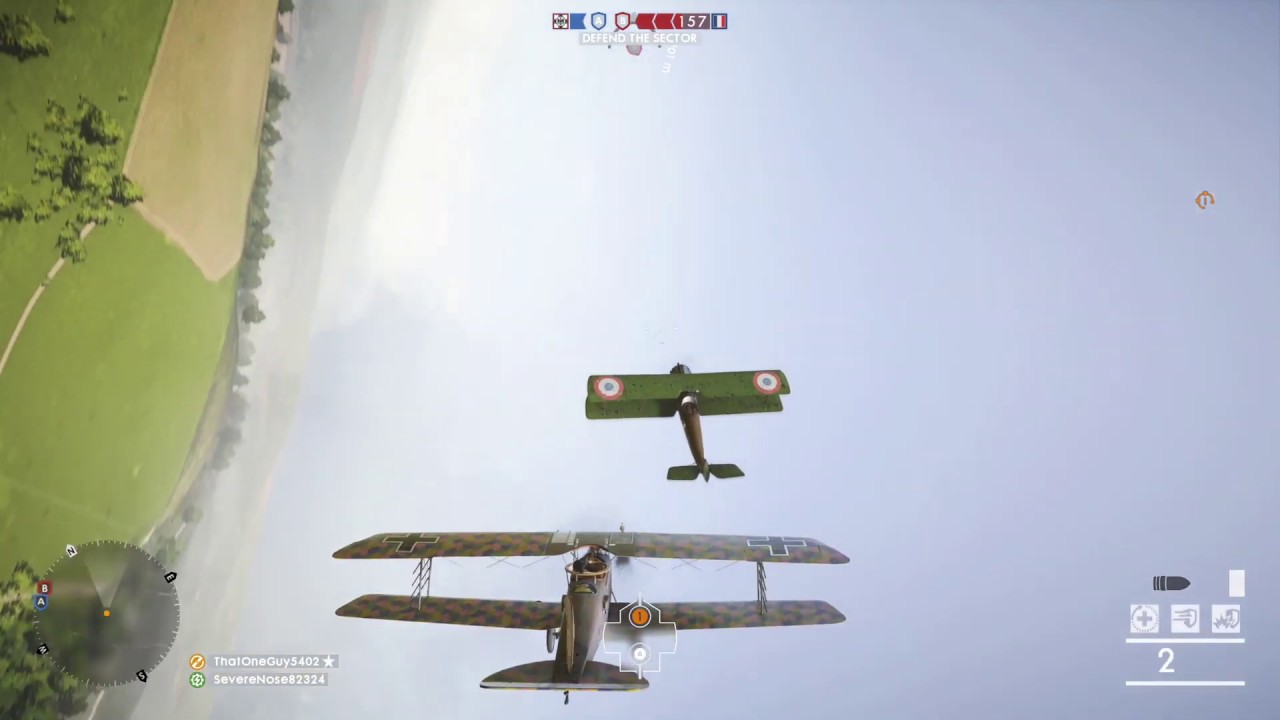 Demolishing an Enemy Plane - YouTube