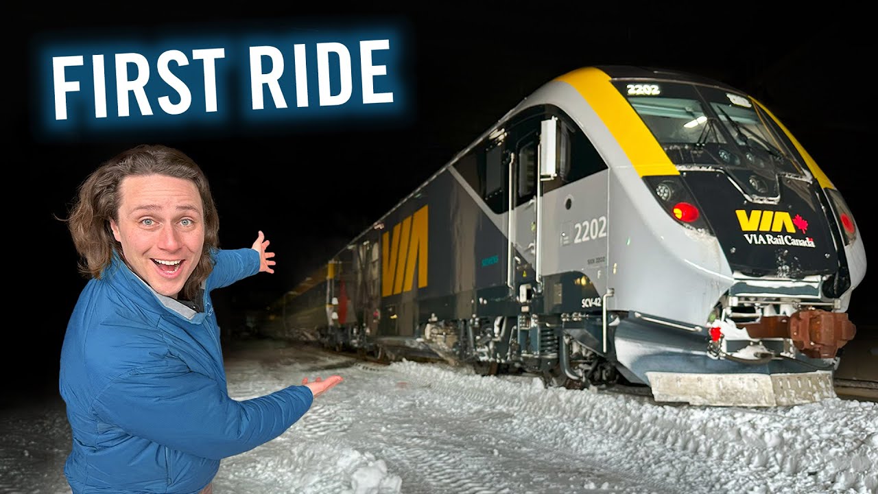 EXCLUSIVE: First Ride on Canada's NEW TRAINS with @viarailcanada ...