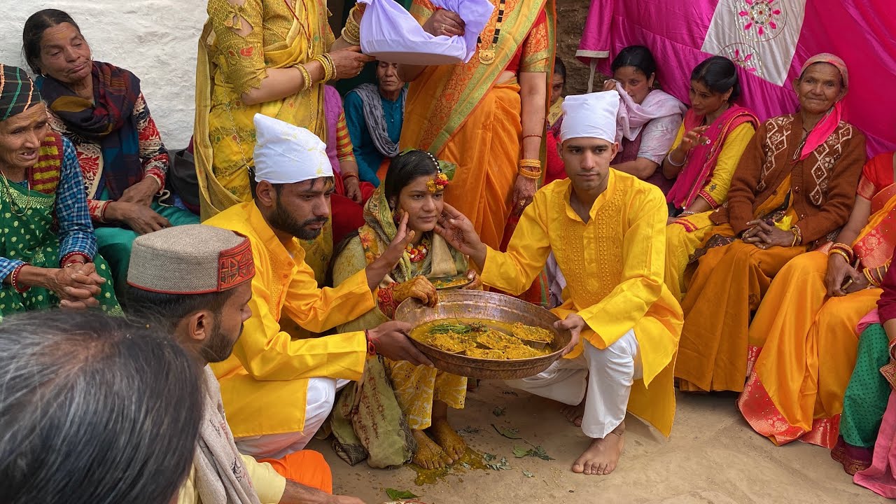 Gaon main sadi ki dhum dham😉#rachna uttrakhandi#vlogs - YouTube