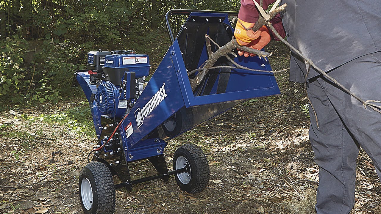 Powerhorse Rotor Wood Chipper | 4 in. Chipping Capacity | 63389.POW ...