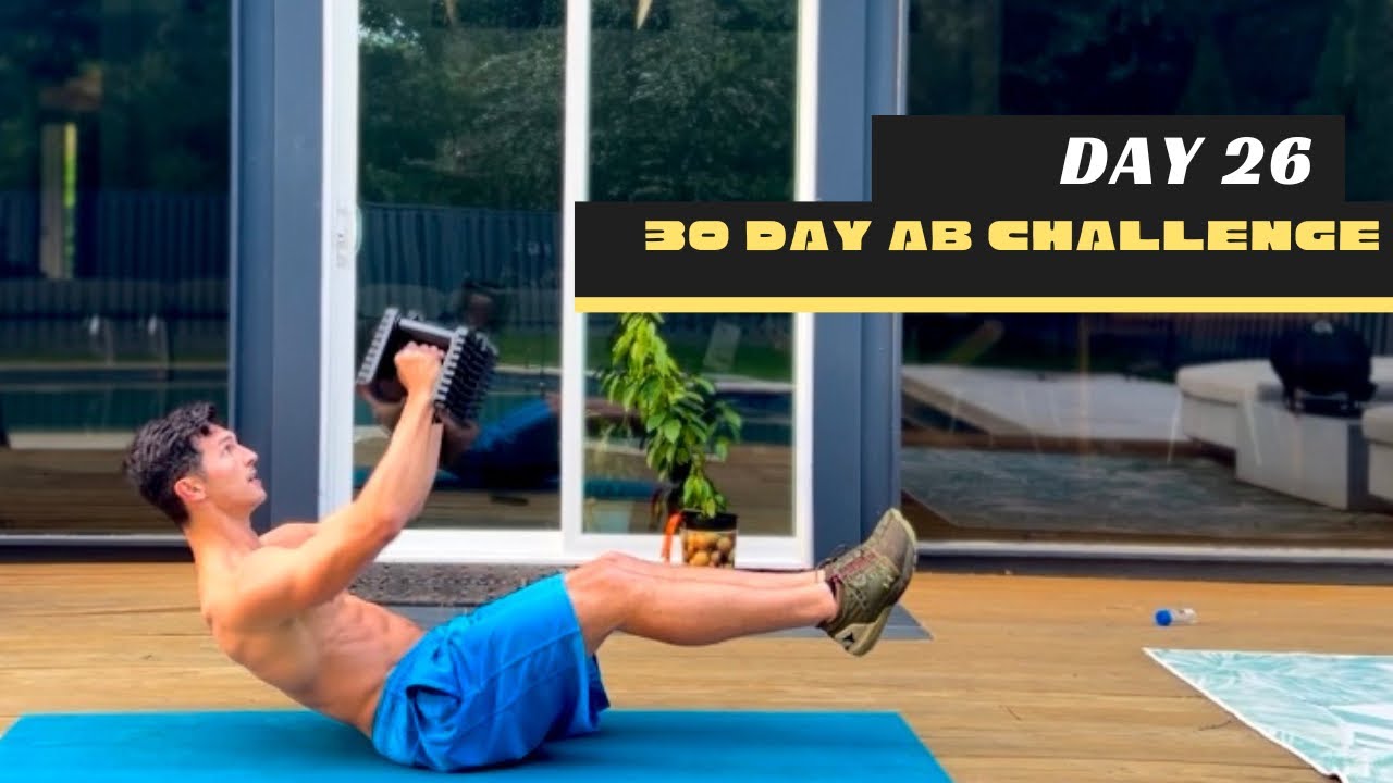 Day 26 - Dumbbell Abs - YouTube