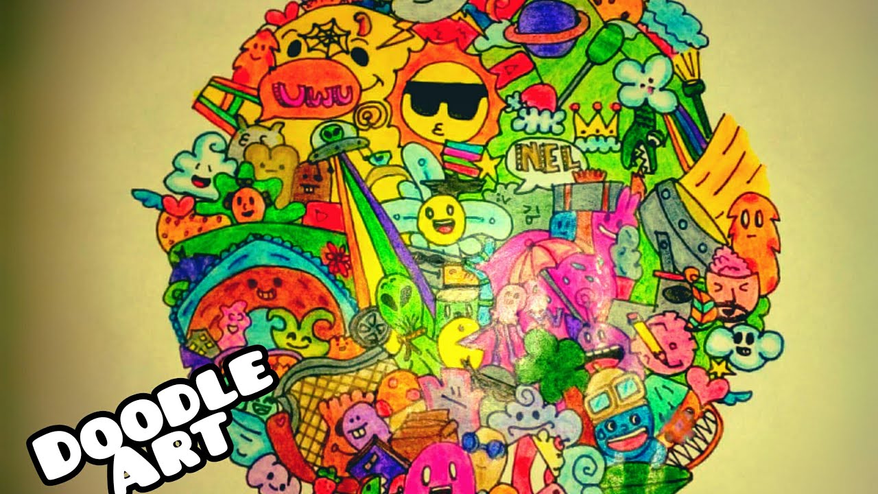 Mi primer Doodle art - YouTube