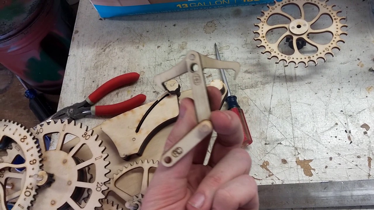 Abong Wooden Clock Assembly - YouTube