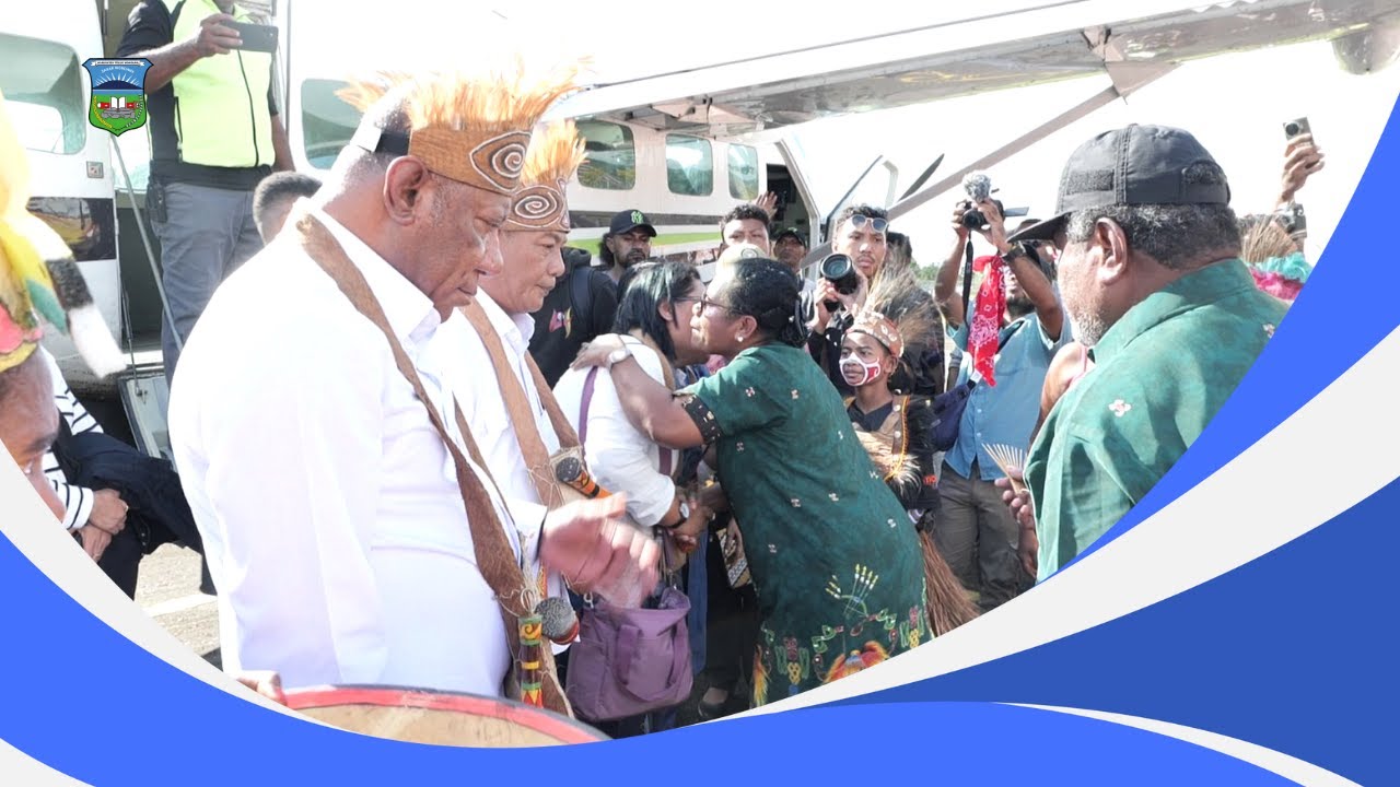 PENJEMPUTAN BUPATI DAN WAKIL BUPATI TELUK WONDAMA PERIODE 2025-2030 DI ...