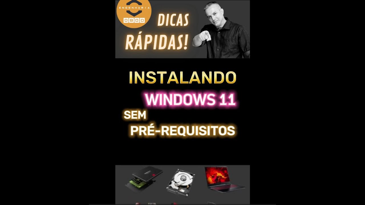 INSTALANDO O WINDOWS 11 EM COMPUTADORES SE PRÉ-REQUISITO! - YouTube