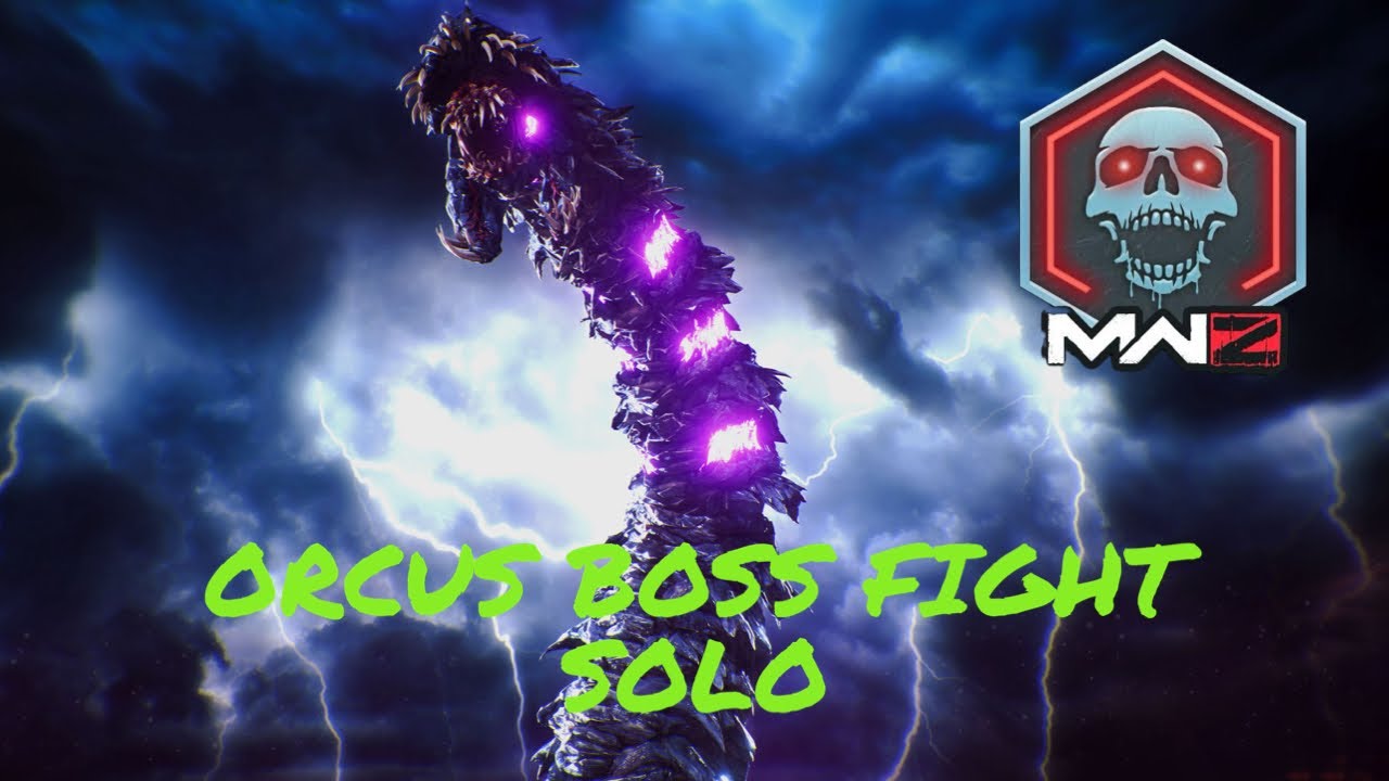Modern Warfare Zombies - Orcus Boss Fight Solo - YouTube