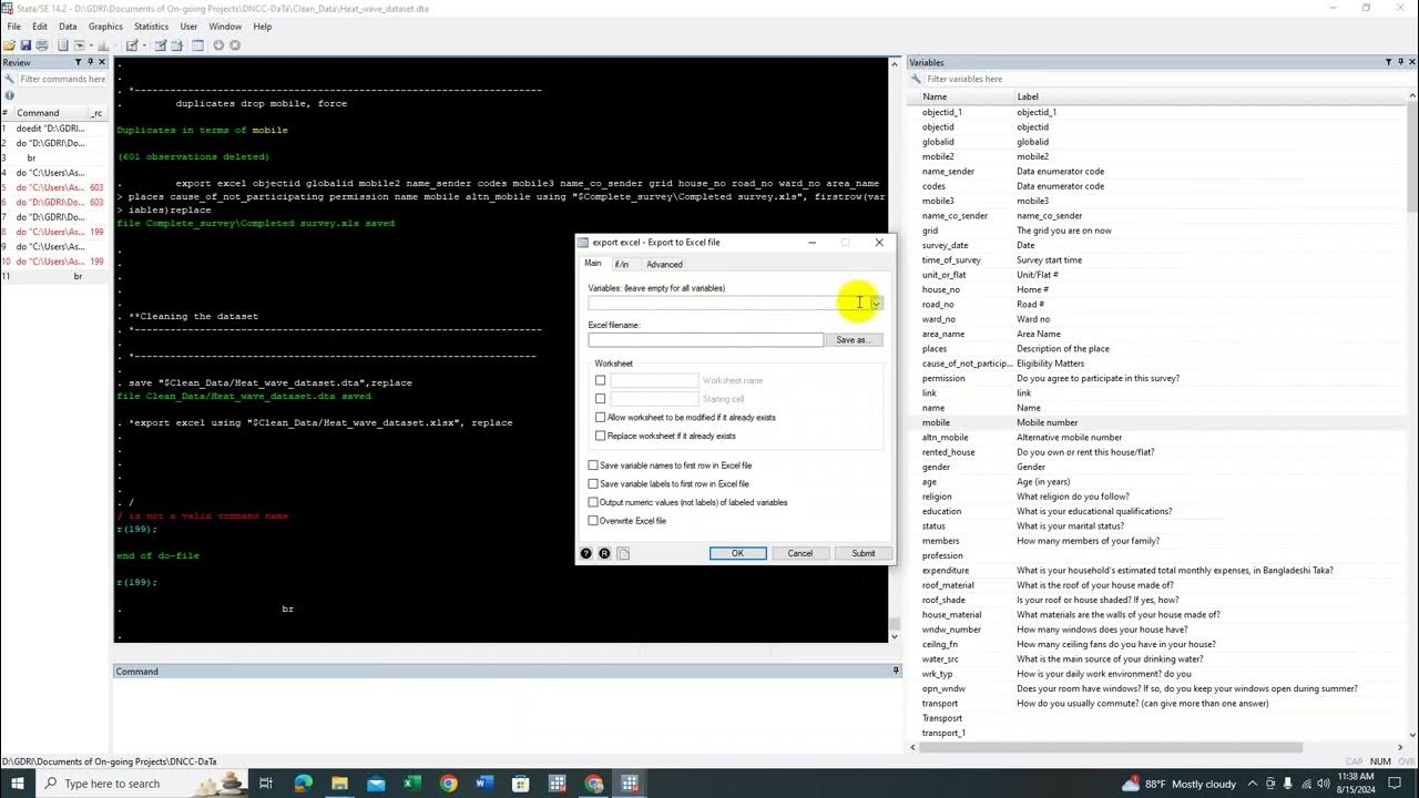 7. How to export dataset in xlsx csv and xls - YouTube