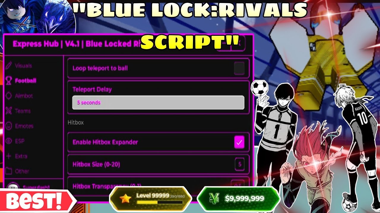 ⚽Blue Lock:Rivals Hack/Script B3st AutoFarm Goals🔥,Free GoalEFFECTS ...