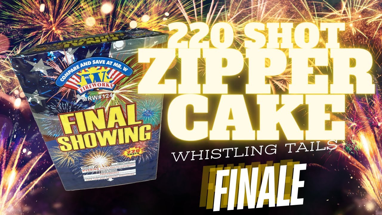 FINAL SHOWING ZIPPER CAKE 220 SHOTS - YouTube