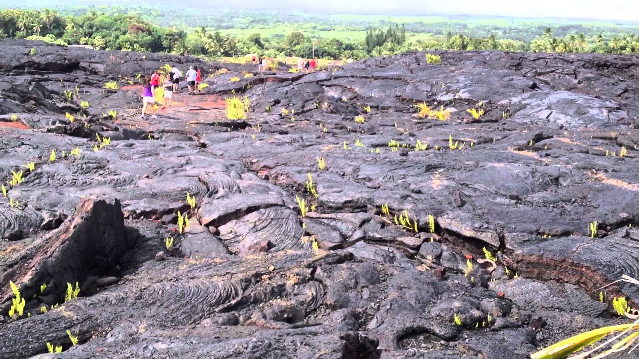 Kapoho Kalapana Lava Flow and beach, Hilo, Hawai'i - YouTube