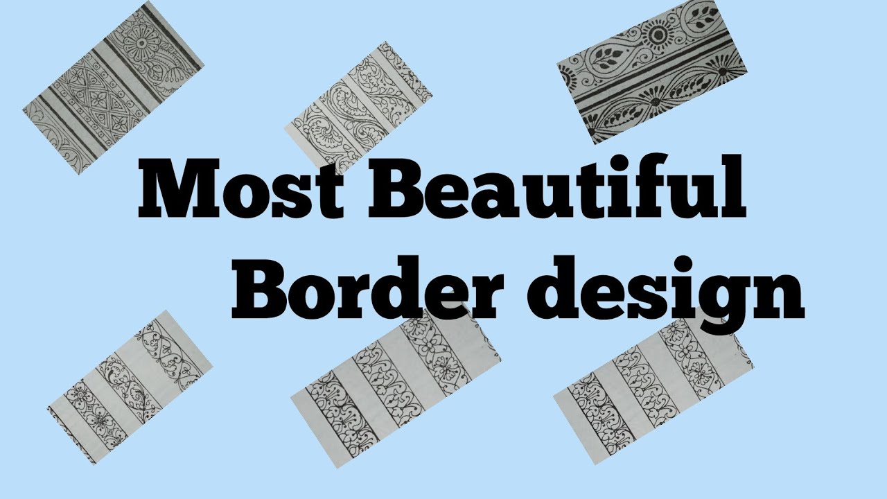 Odisha Pattachitra Border design - YouTube