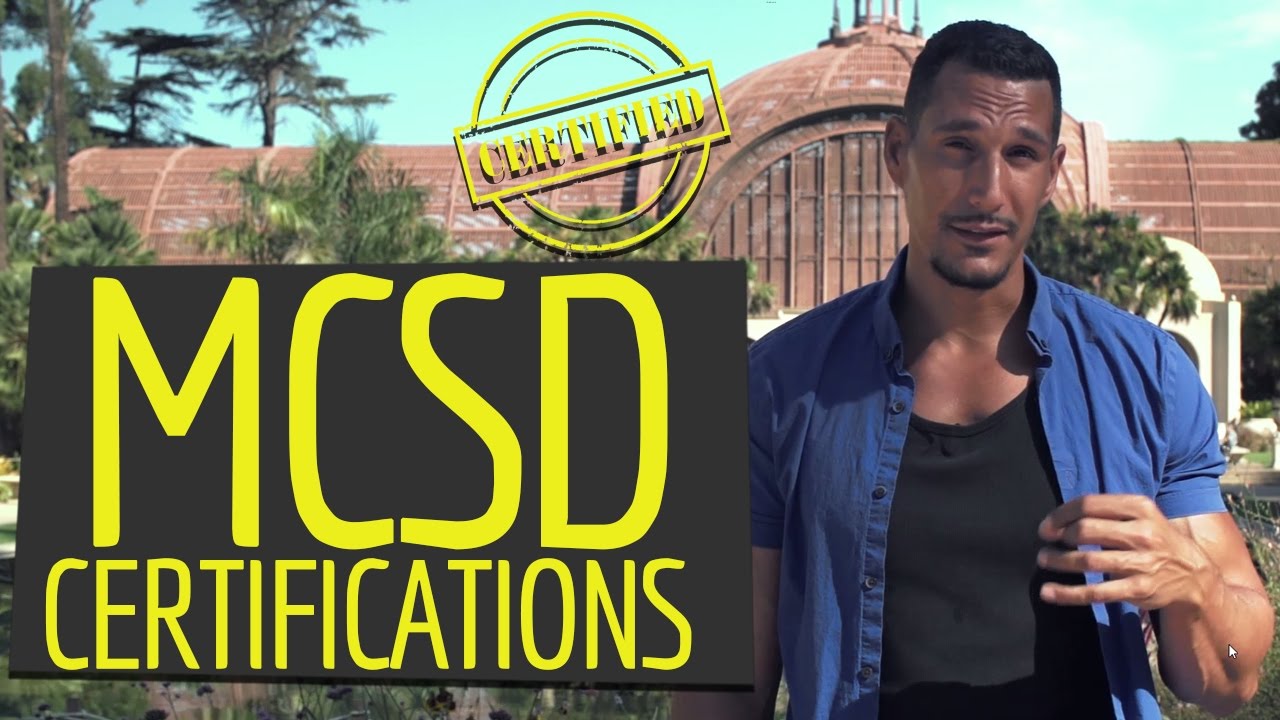 Are MCSD Certifications A Good Option? (Programmer Career Move?) - YouTube