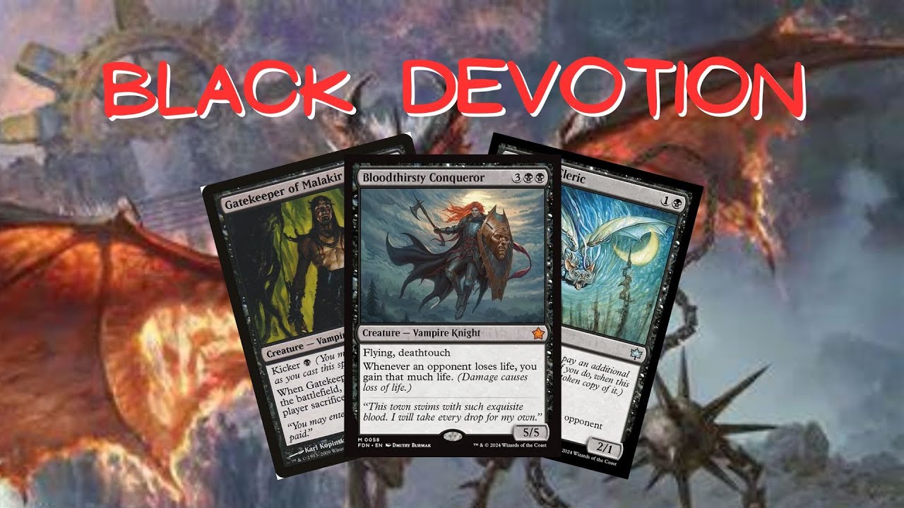 Mono Black Devotion | Magic the Gathering Arena | Foundations | Pioneer ...