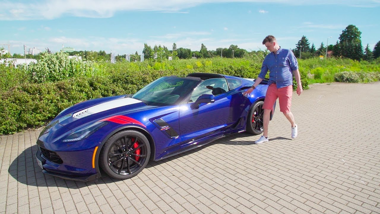 2017 Corvette Grand Sport - Test Drive & Review (Deutsch / German ...