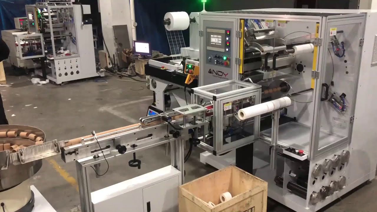 Rocket-330 Automatic Turret Rewinder Machine 4spindles nonstop rewinder ...