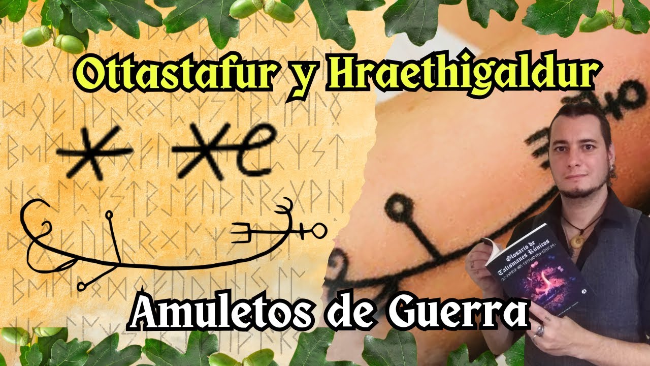 Ottastafur y Hraethigaldur Significado - Amuletos de Guerra - YouTube