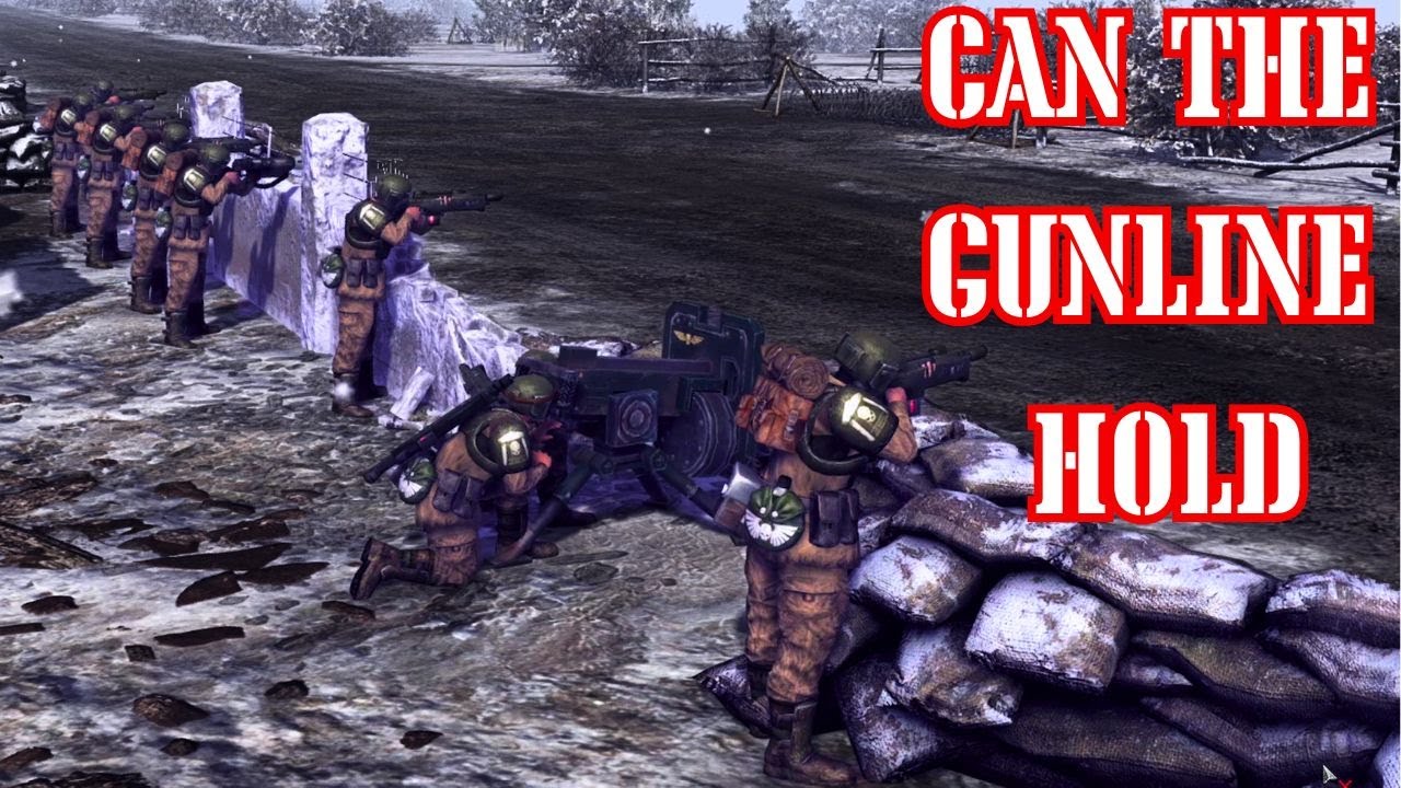 Gates Of Hell: Warhammer 40K Mod -Imperial Gunline - YouTube