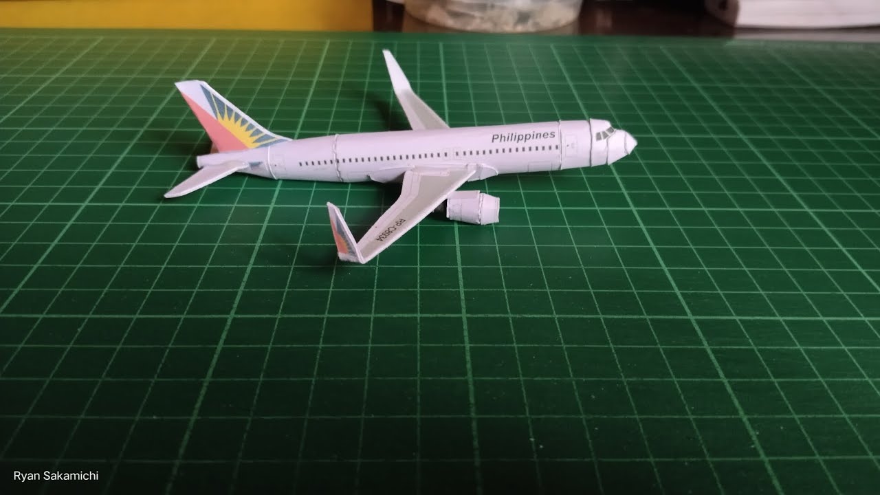 Philippine Airlines A320-200 (RP-C8934) Papercraft Model 🇵🇭 - YouTube