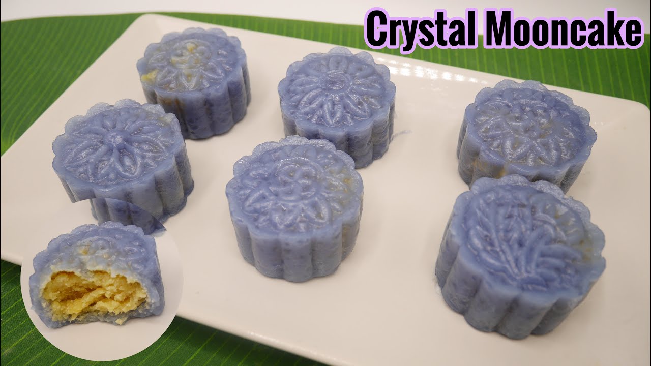Crystal Mooncake | Crytal moon cakes | Ka Nhom Tian(stuffed Dough ...