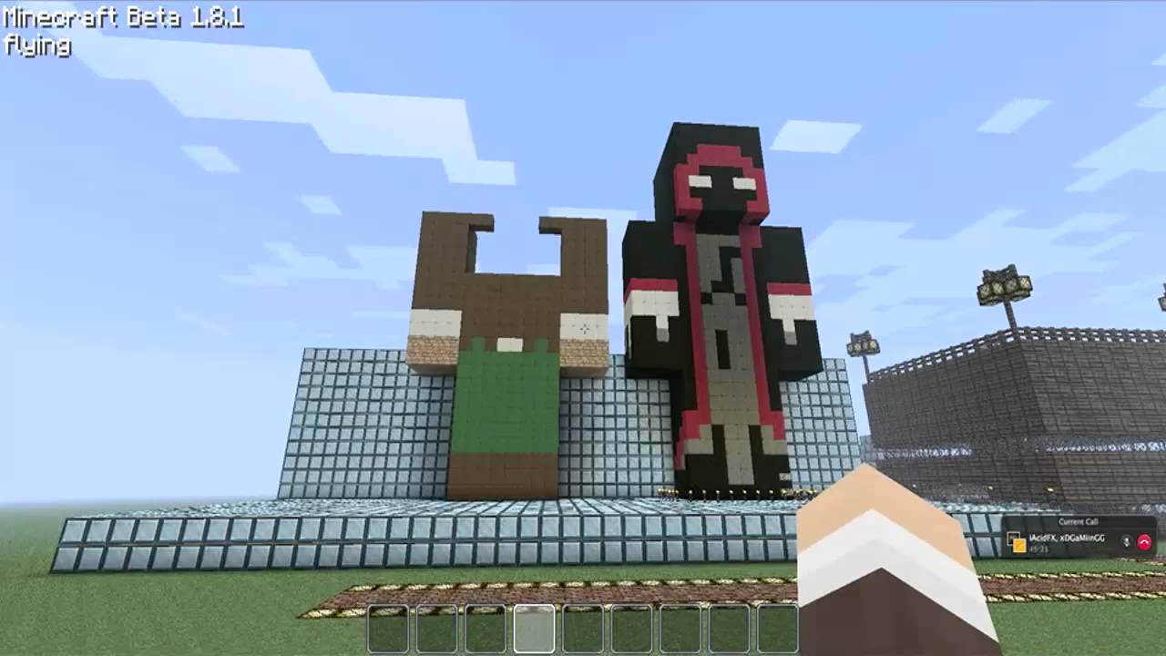 Minecraft Speed Art Of My Character - YouTube
