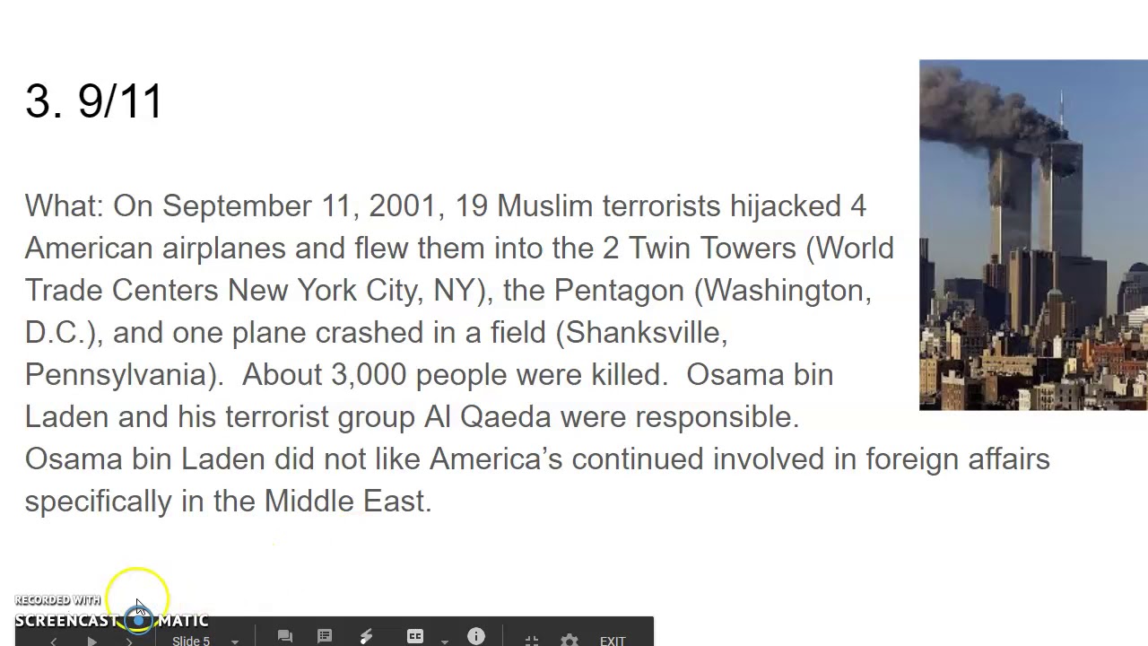 Remote learning week 9 terrorism - YouTube