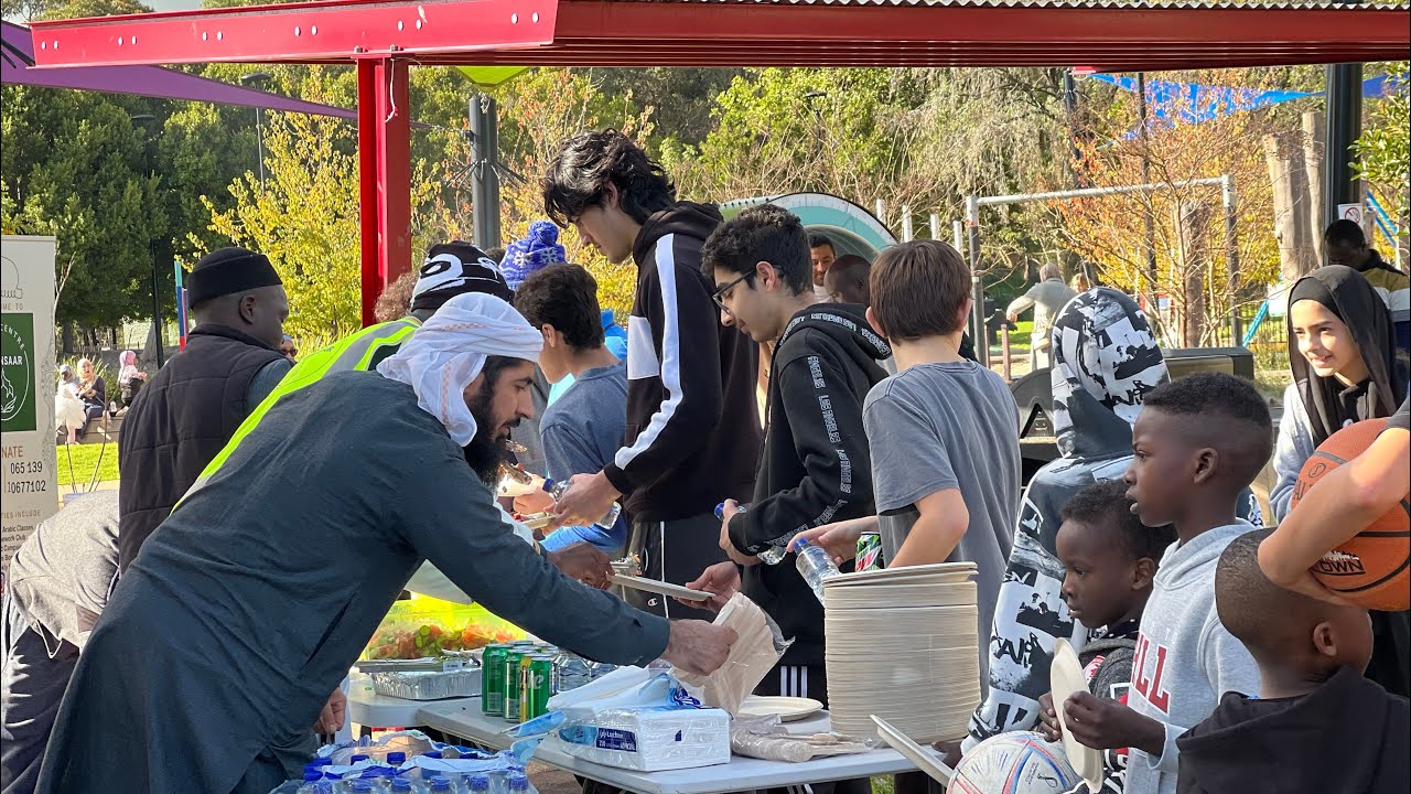 Al Ansaar Community Centre Eid al-Adha BBQ highlights - Kun Anta - YouTube