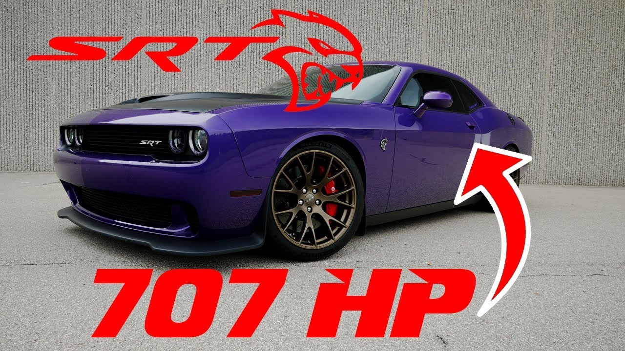 The 707hp Dodge Challenger Hellcat Is Fun... Really Really Fun - YouTube