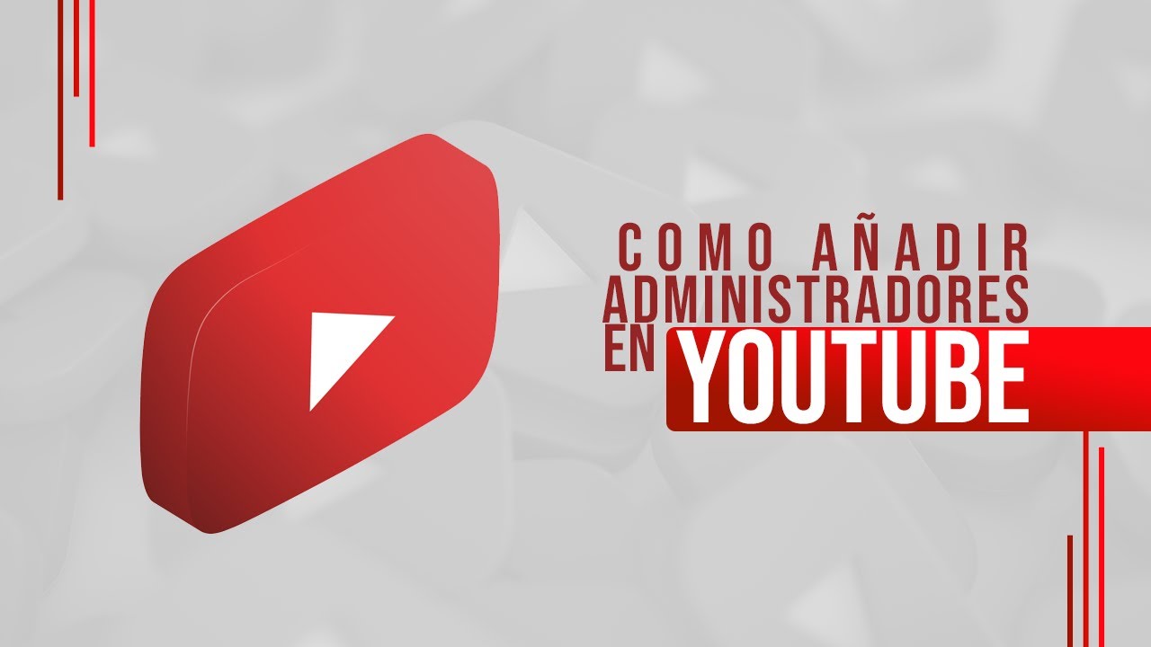 Como Añadir ADMINISTRADORES En YouTube | Fácil Y Rápido 📌 - YouTube