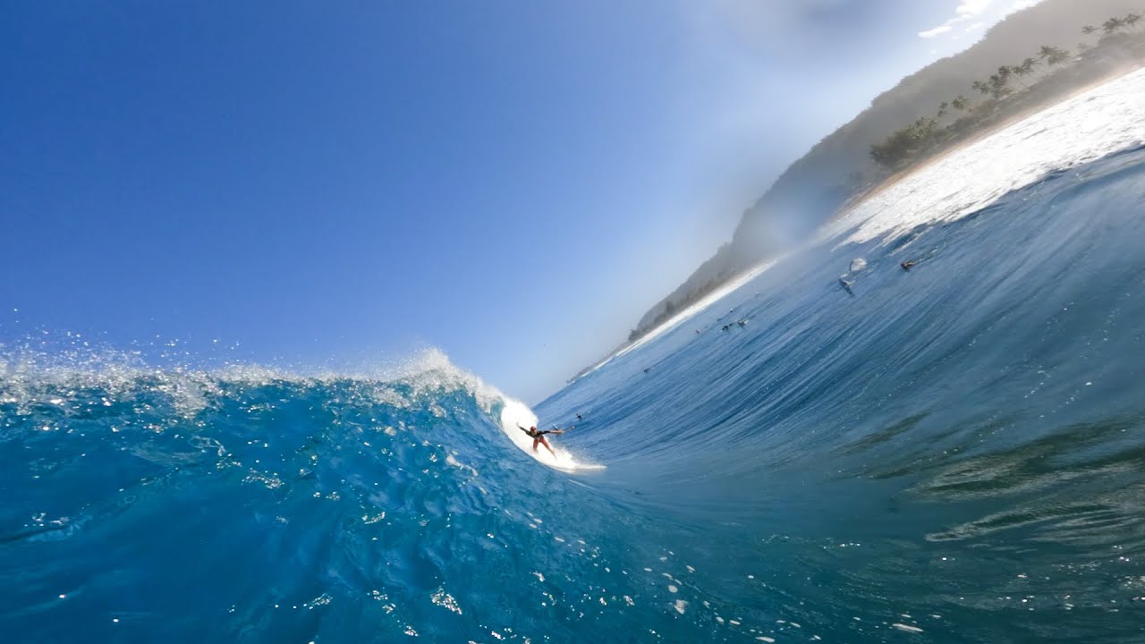 EPIC SURF SESSION BEFORE THE PIPELINE MASTERS! (RAW POV) - YouTube