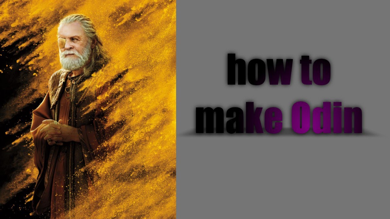 how to make odin in DC super-villains - YouTube