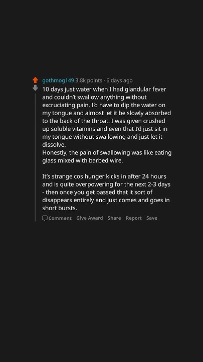 What is The Longest You've Gone Without Eating And Why? (r/AskReddit) #shorts - YouTube