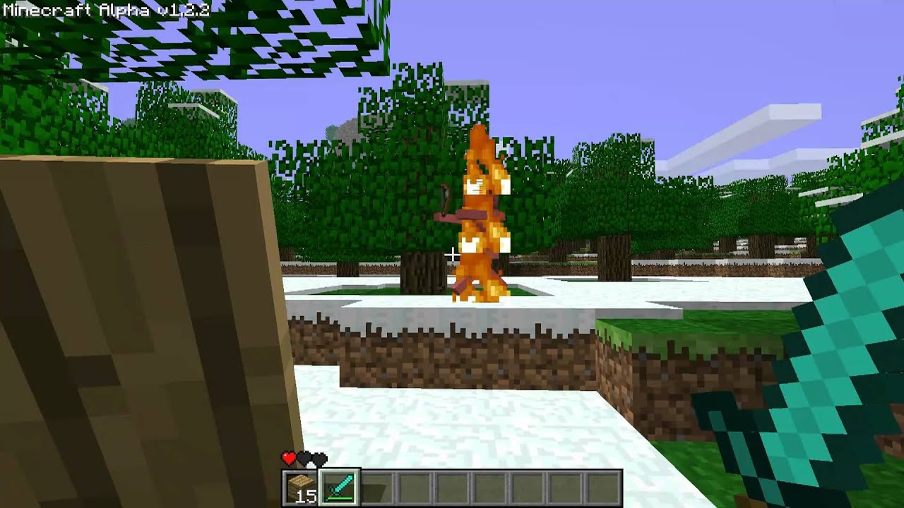 Minecraft - Wood Shield - YouTube