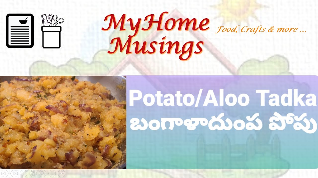 Easy and quick Potato/Aloo Tadka - YouTube