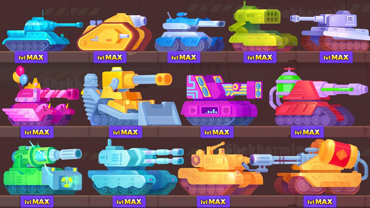 Tank Stars All Tanks Max Level 2023 - YouTube