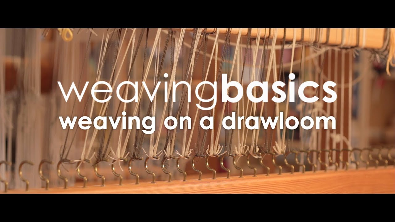 Weaving Basics: Weaving on a Drawloom - YouTube