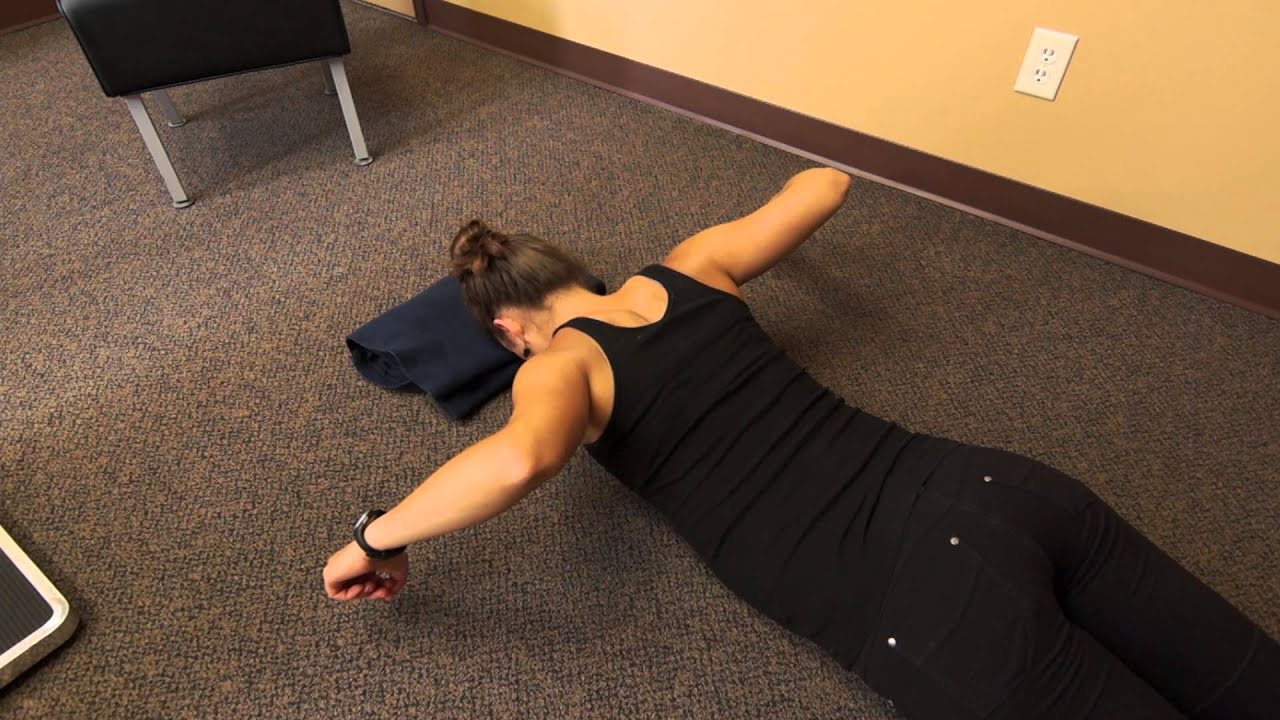 Scapular Prone Retraction - YouTube