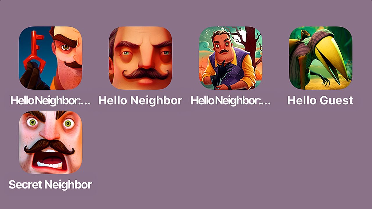 Hello Neighbor Diaries,Hello Neighbor,Hello Neighbor Hide & Seek,Hello ...