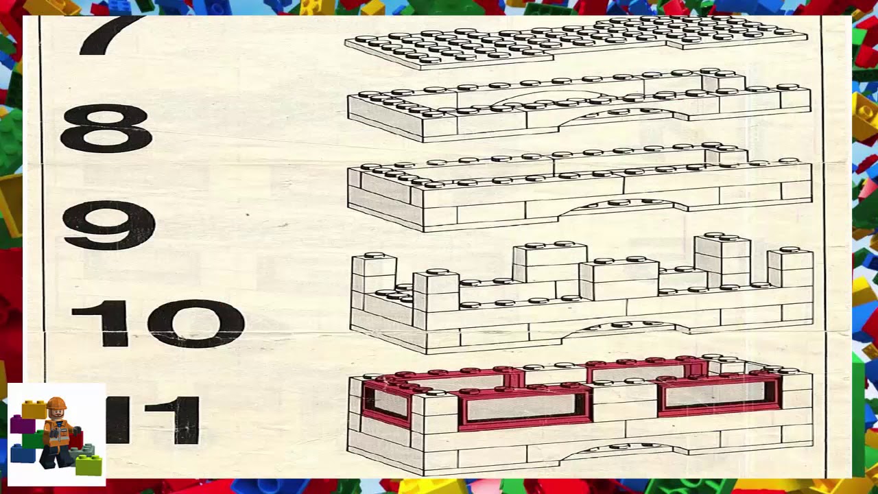 LEGO instructions - Legoland - 379 - Car and Caravan - YouTube