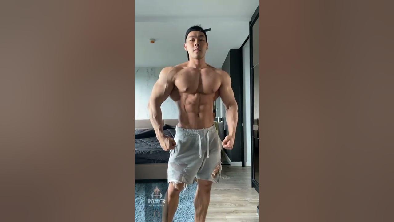 🔥😍 HANDSOME BODYBUILDER PUWANAT PUTOYA MUSCLE WORSHIP || FLEXING MUSCLE || ASIAN SEXY MUSCLE ...