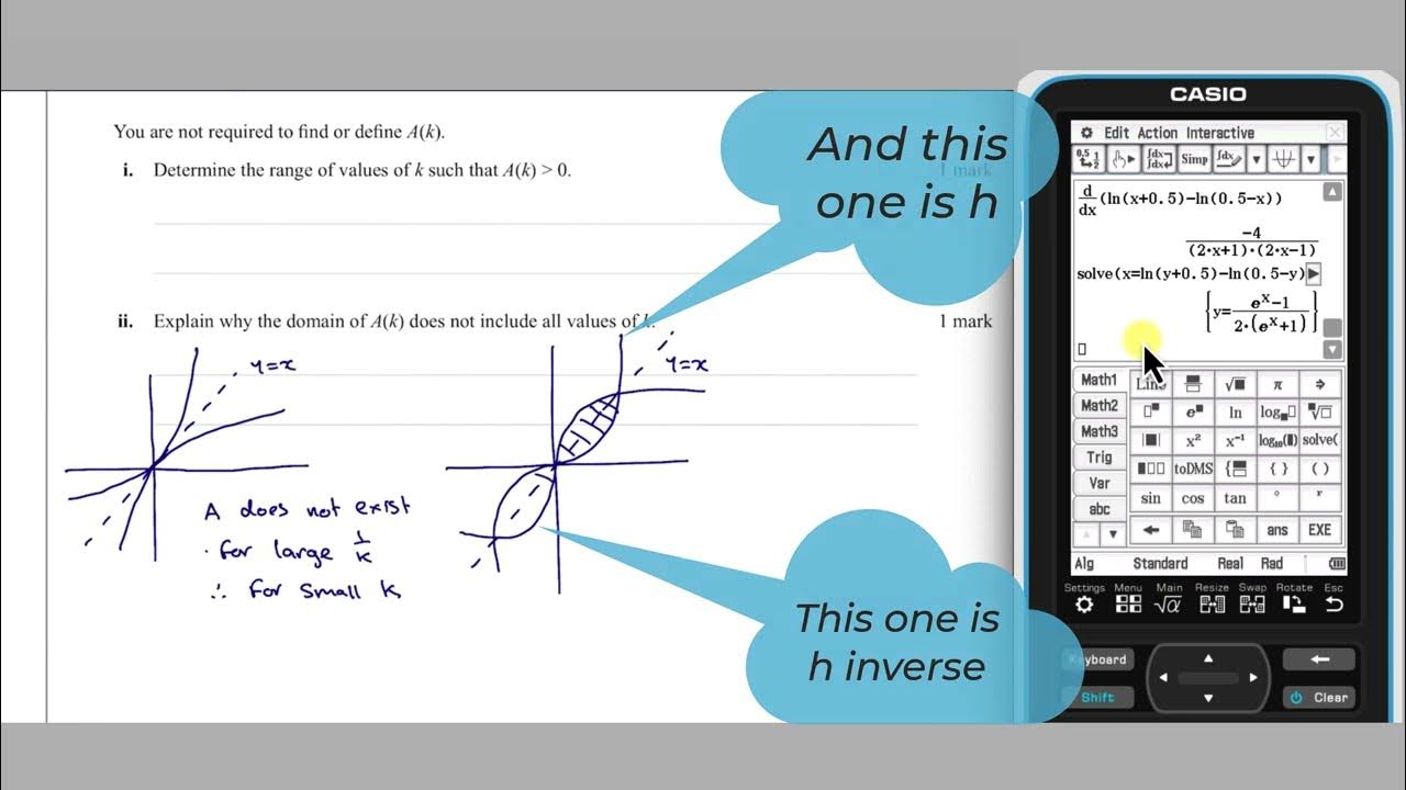 Using the fx-CP400 ClassPad II to complete the VCE 2022 Maths Methods ...