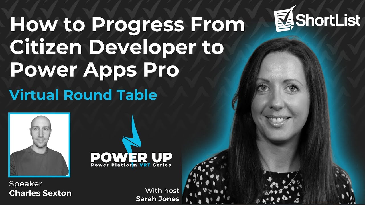 How to Progress From Citizen Developer to Power Apps Pro - YouTube
